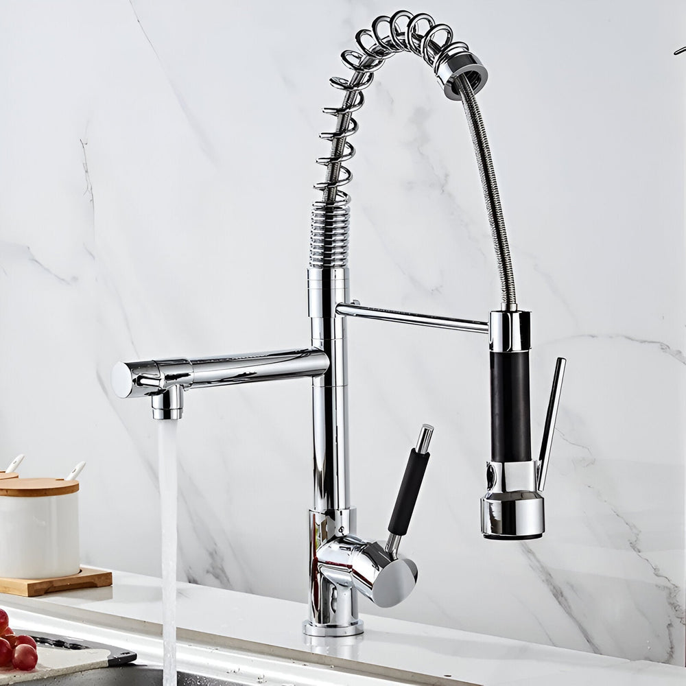Stavanger - Professional Pull-Down Kitchen Faucet With High Arc